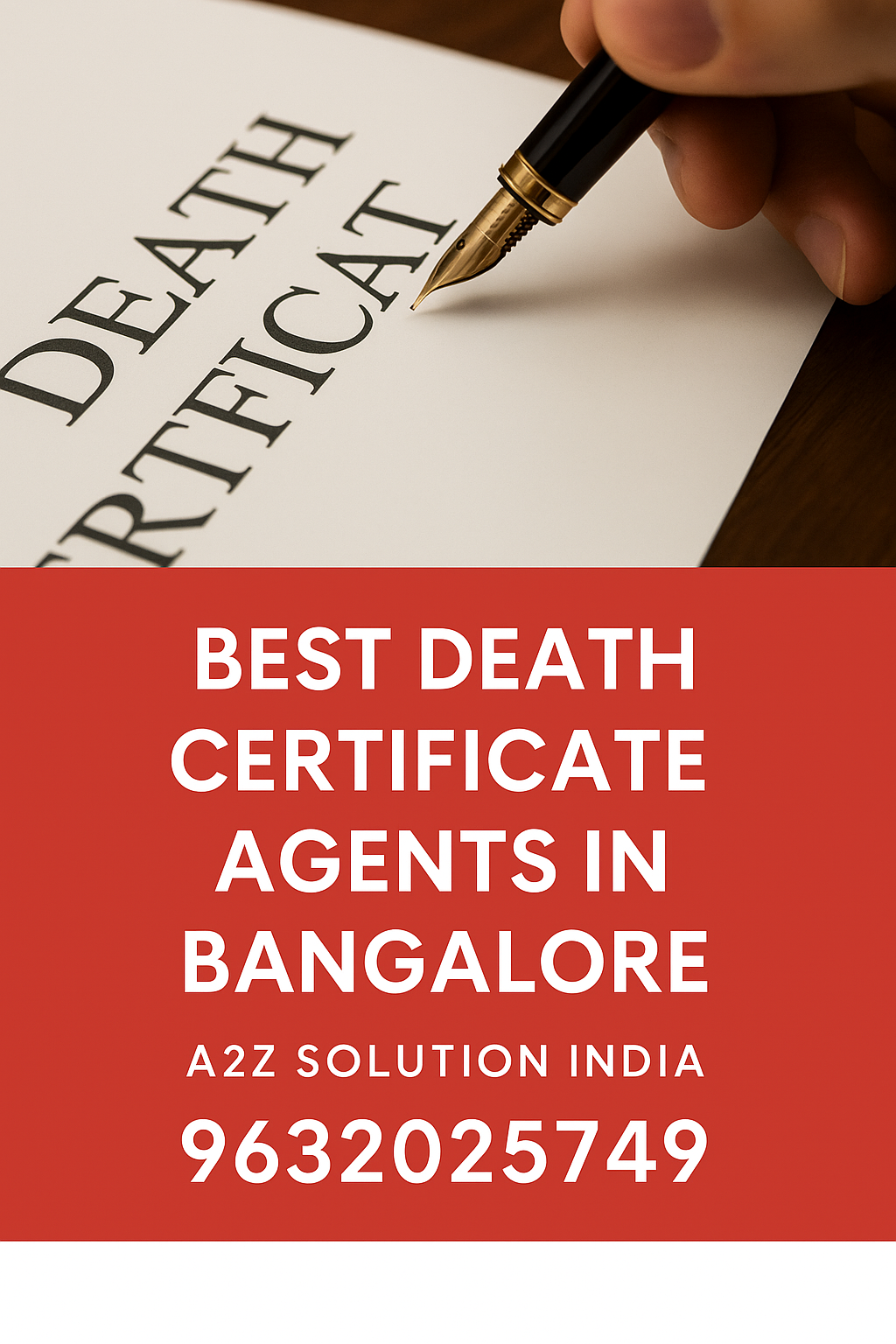 Best Death Certificate Agents in Bangalore 9632025749